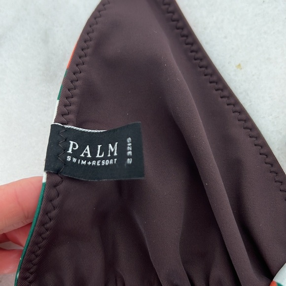 Palm | Swim | Nwt Palm Floral Print Bikini Top And Bottom Size 2 | Poshmark